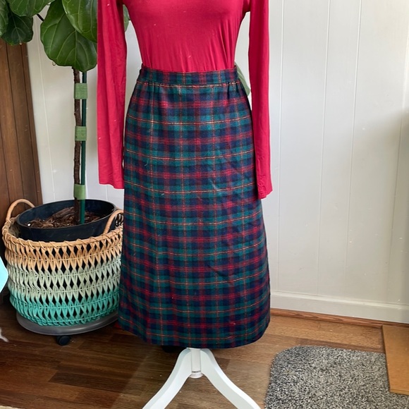 Pendleton | Skirts | Vintage Pendleton Wool Plaid Skirt | Poshmark